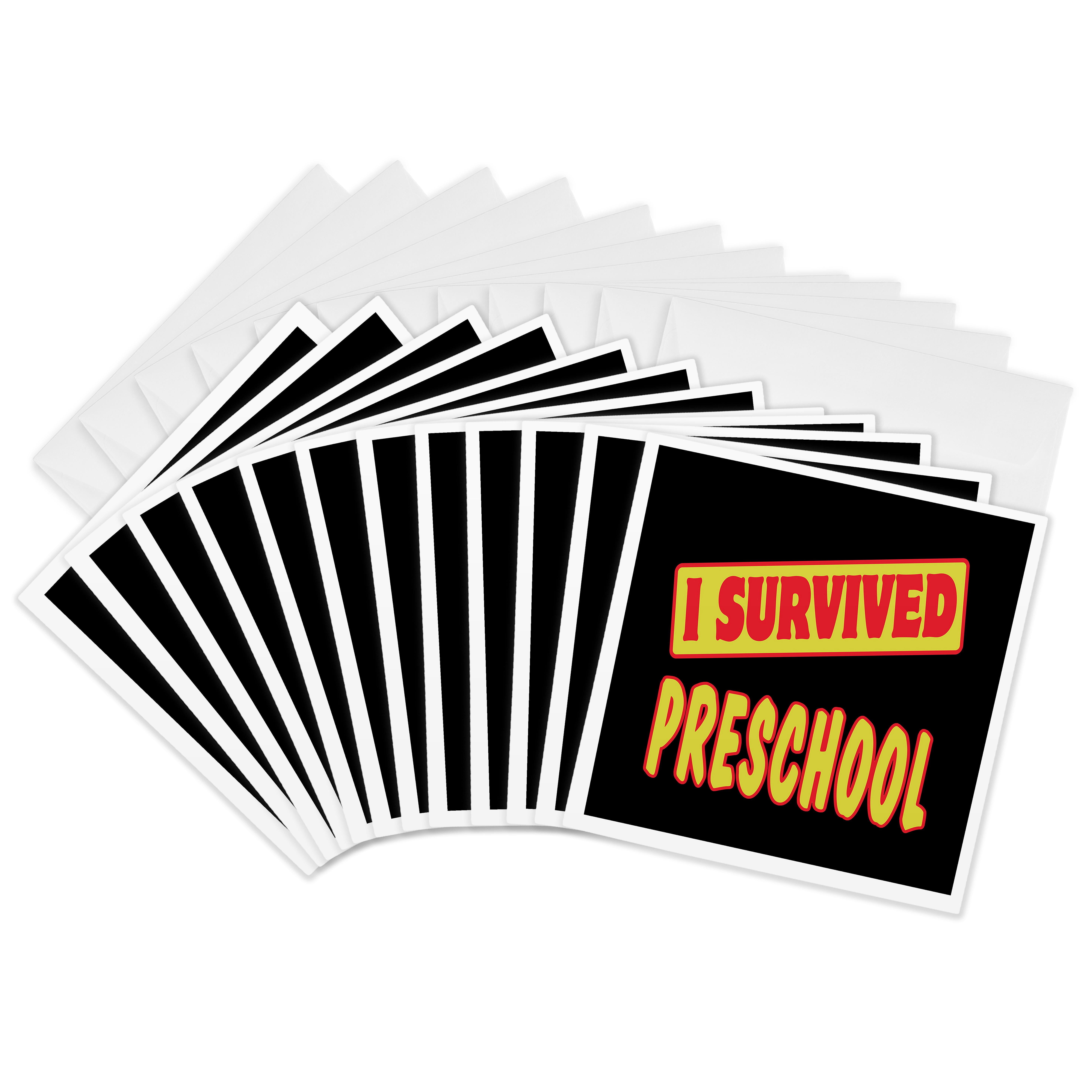 3drose, I Survived Preschool Survial Pride and Humor Design, 12 ...