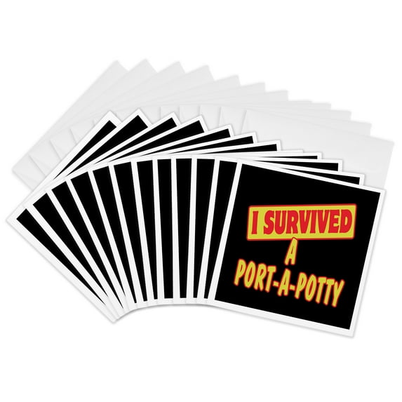 3drose, I Survived a Porta-a-potty Survial Pride and Humor Design, 12 ...
