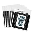 3drose, I Turn Coffee into Code Hobby Quote, 6 Greeting Cards with ...