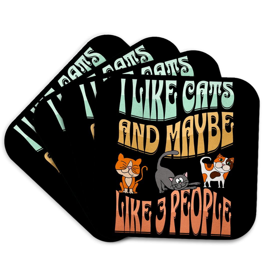 3drose, I like Cats and Maybe like 3 People Cat Lovers Cartoon, Set of ...