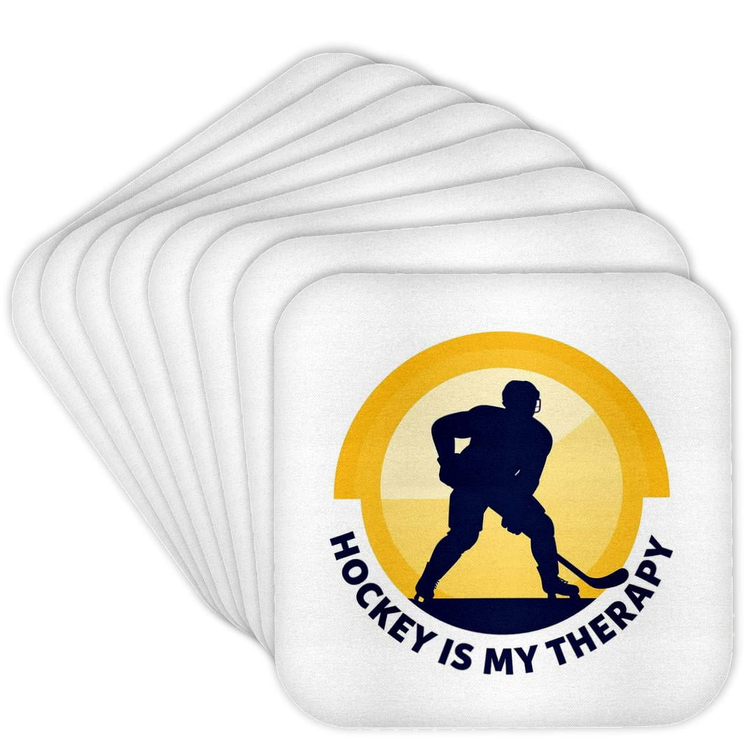 3drose, Ice Hockey Player with a Stick. Hockey Is My Therapy. Chic Art ...