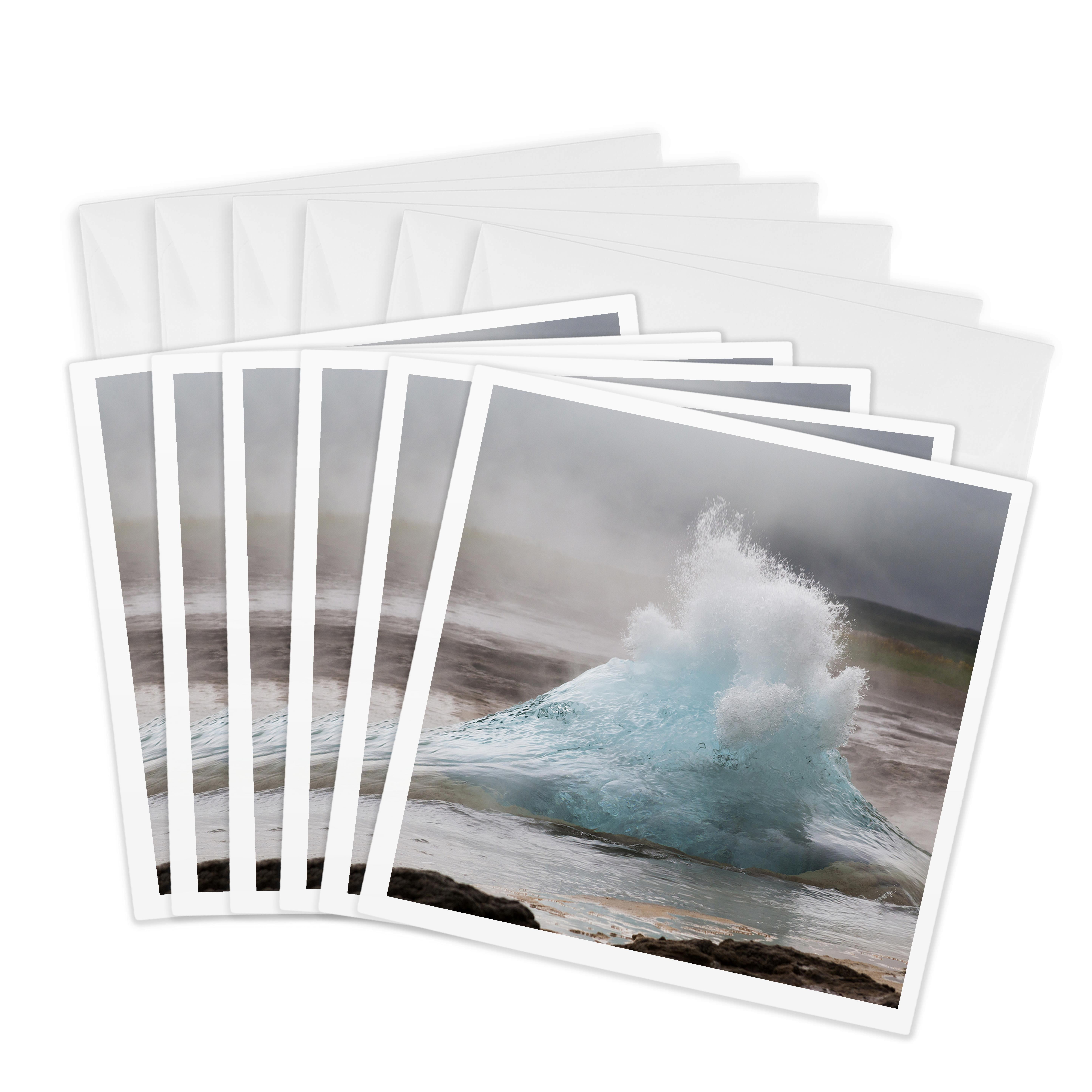 3drose, Iceland, Golden Circle. the Strokkur Geyser Erupts with Much ...