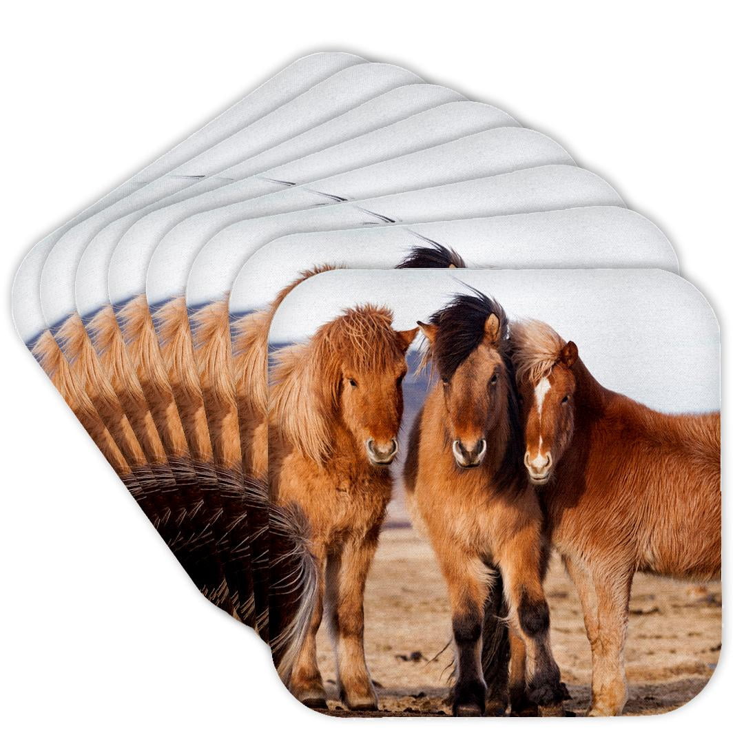 3drose, Icelandic Horse During Winter Near Leirubakki at Mount Hekla ...