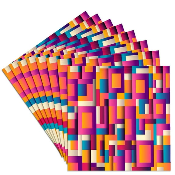 3drose, Image of Beautiful Oblong Pattern of Purple Gold Fuchsia Colors ...