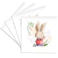 3drose, Image of Cartoon Rabbit Dressed up on White Background, Set of ...