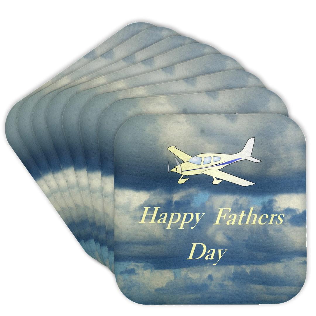 3drose, Image of Cessna Plane Cloudy Skies and Words Happy Fathers Day ...