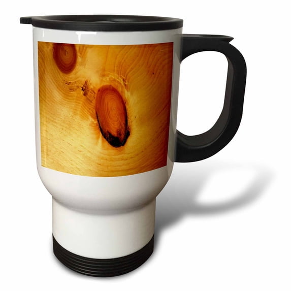 3drose, Image of Close up of Knot in Pine Wood, 14oz Stainless Steel ...