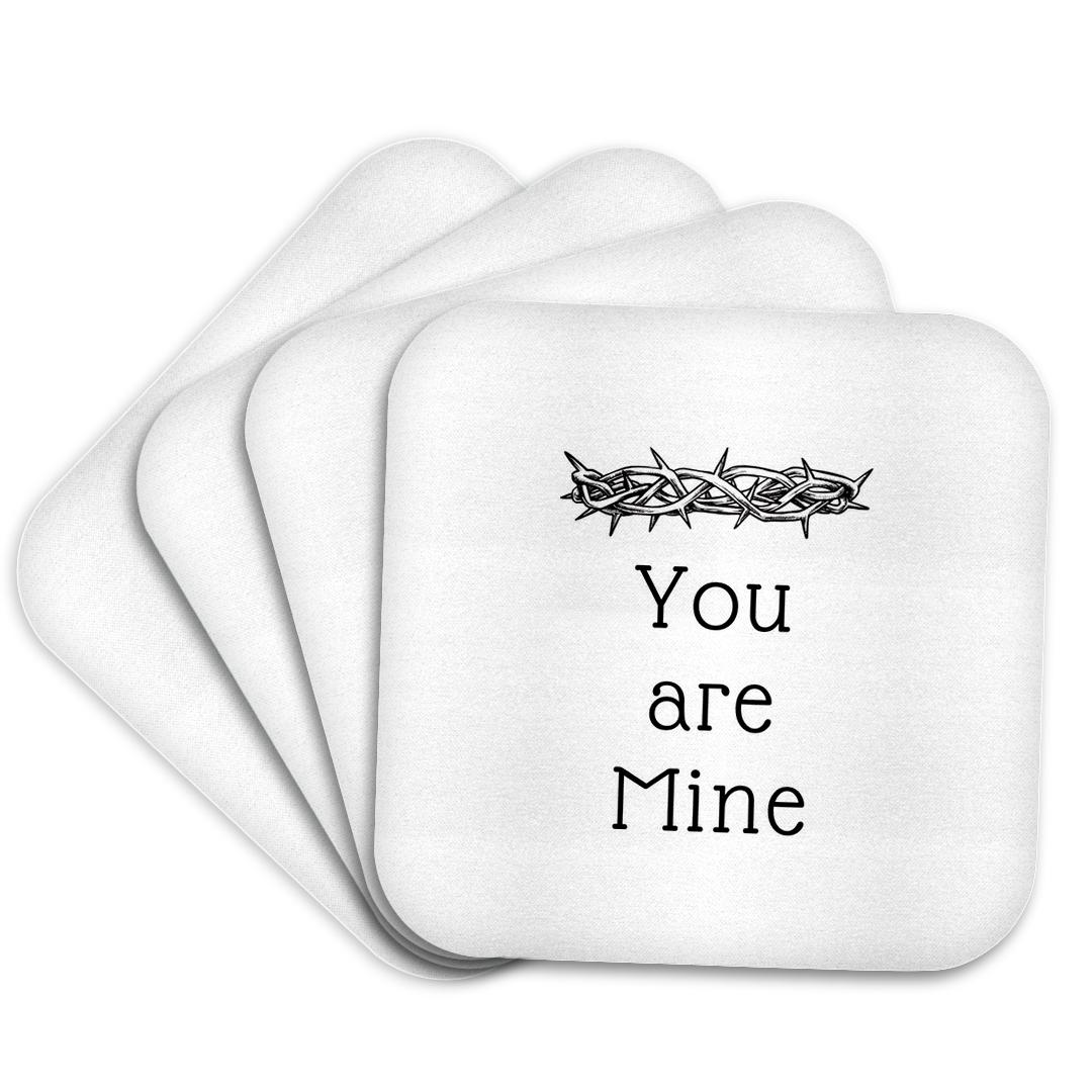 3drose, Image of Crown of Thorns with Text You Are Mine Underneath, Set ...