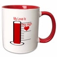 3drose, Image of Cute Thermometer Says My Love This High with Red Heart ...