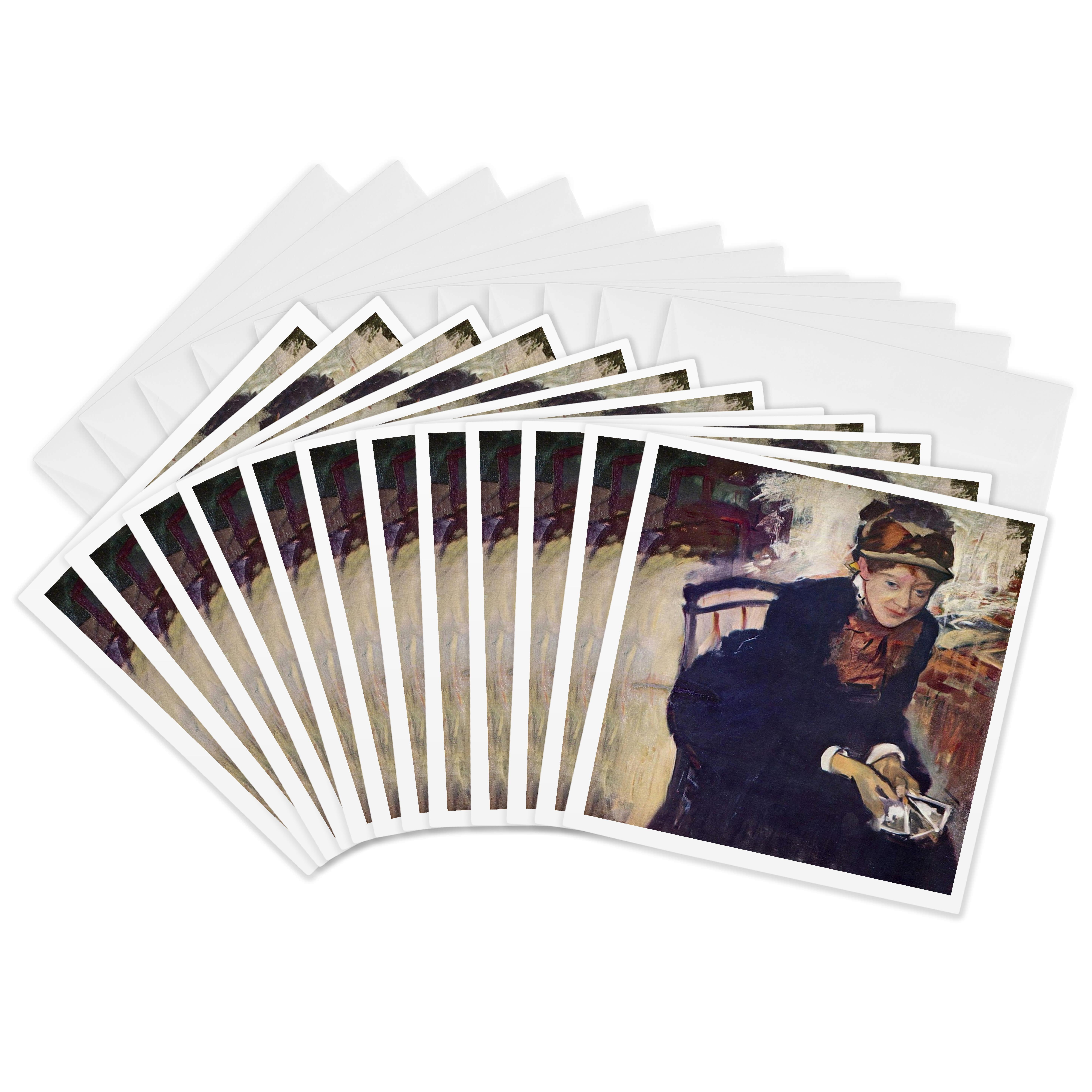 3drose, Image of Degas Painting of Mary Cassatt Impressionist Painter ...