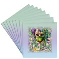 3drose, Image of Drink Glass with Mask Says Let Us Party on Pastel ...