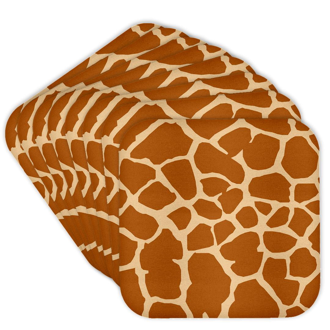 3drose, Image of Giraffe Skin of Brown and Beige Colors. Decorative ...