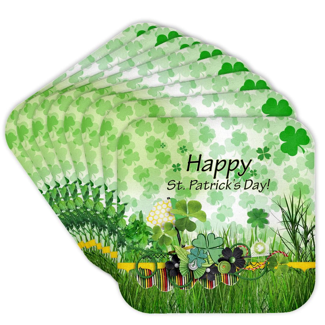 3drose, Image of Happy St Patrick Day, Shamrock, Clover, Cluster, and ...