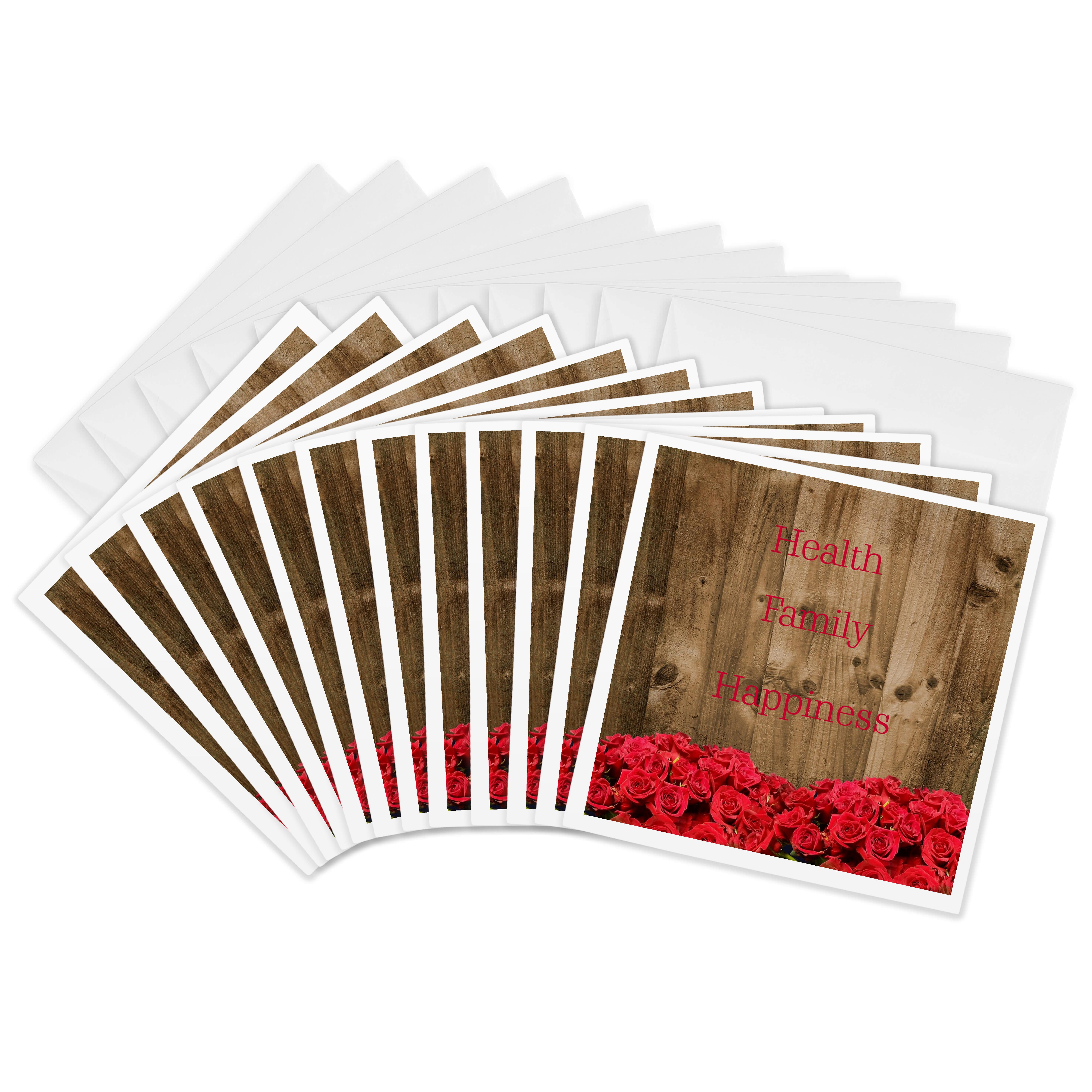 3drose, Image of Health Family Happiness on Country Wood with Roses, 12 ...