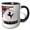 3drose, Image of Horse and Red Chinese Scroll with Happy New Year, 15oz ...