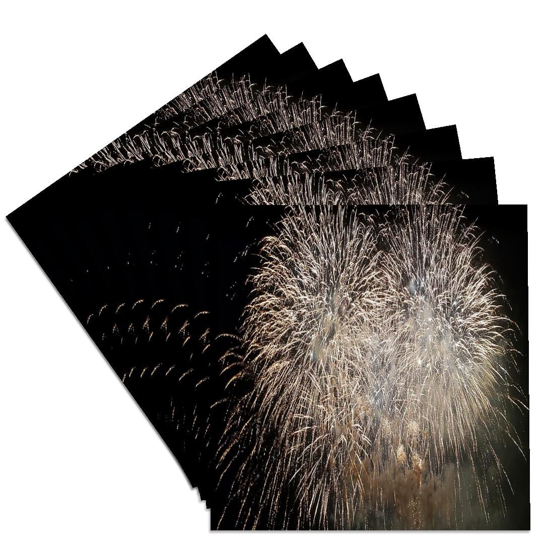 3drose, Image of Huge Round Burst of Gold and White Fireworks Closeup ...
