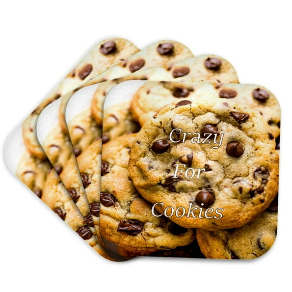 3drose, Image of Macro of Chocolate Chip Cookies with Crazy for Cookies ...