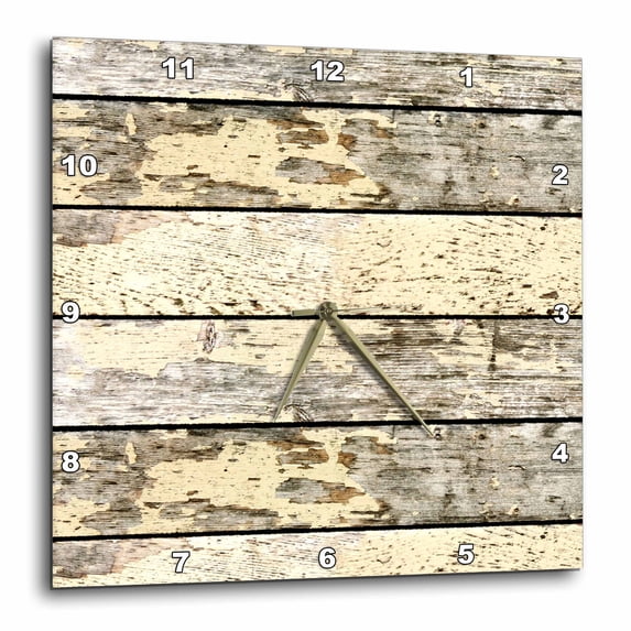 3drose, Image of Natural Weathered Wood, 13x13 Wall Clock - Walmart.com
