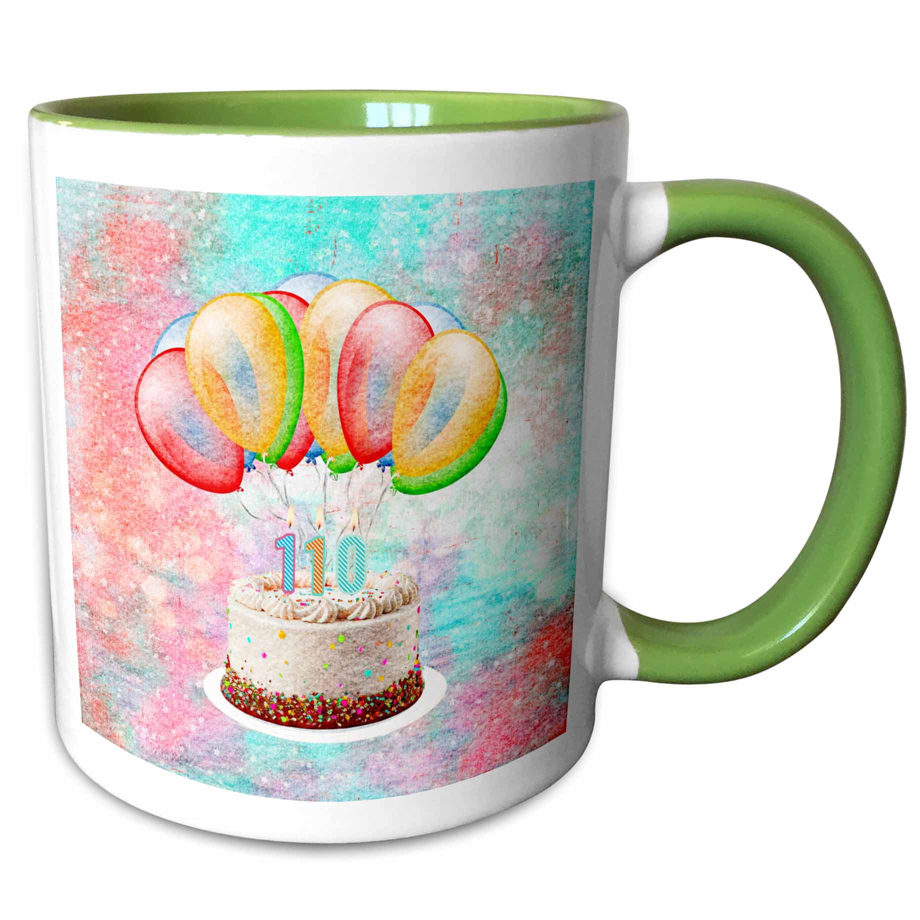 3drose, Image of Number 110 Candle on Cake, Happy Birthday, Colorful ...
