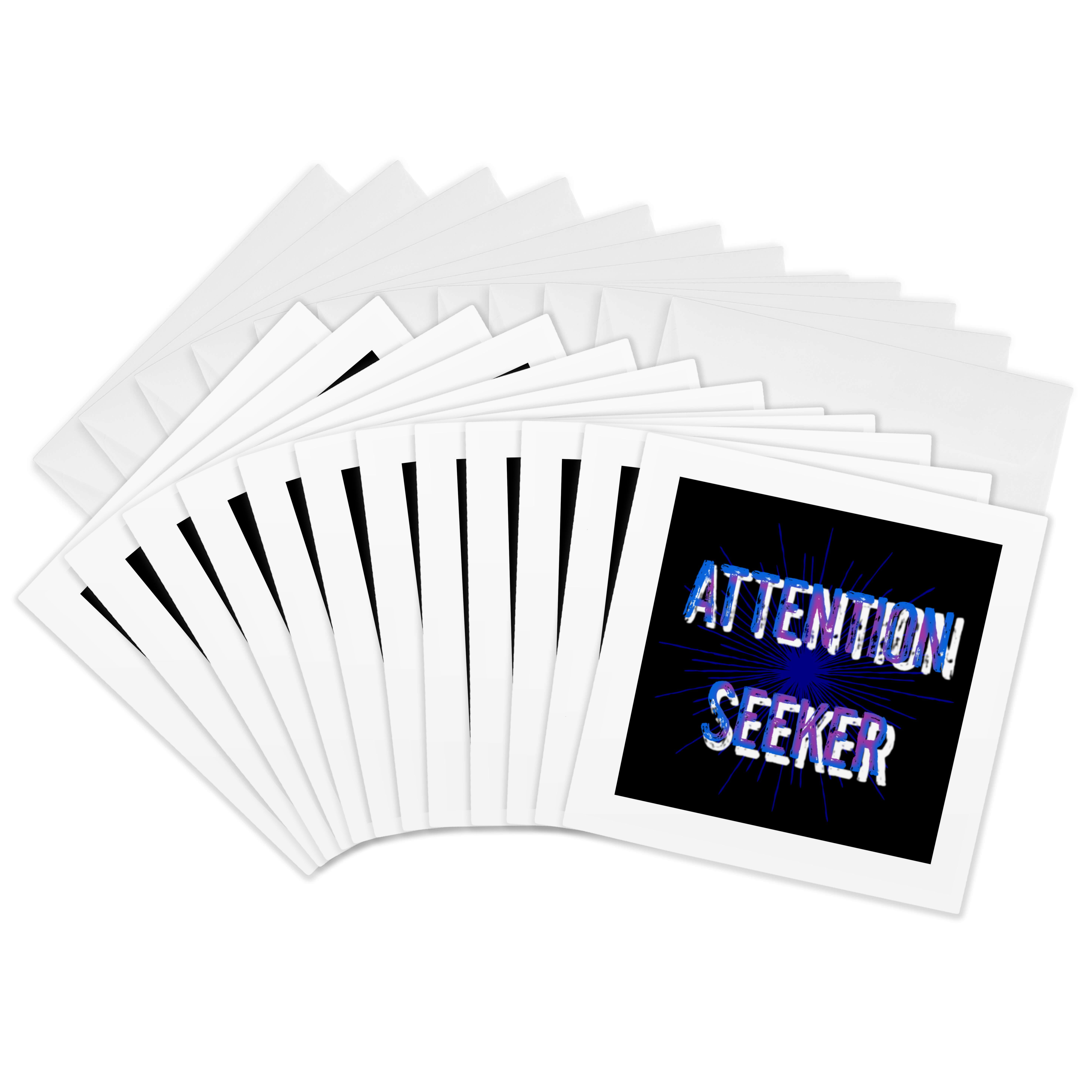 3drose, Image of Quote Attention Seeker, 12 Greeting Cards with ...