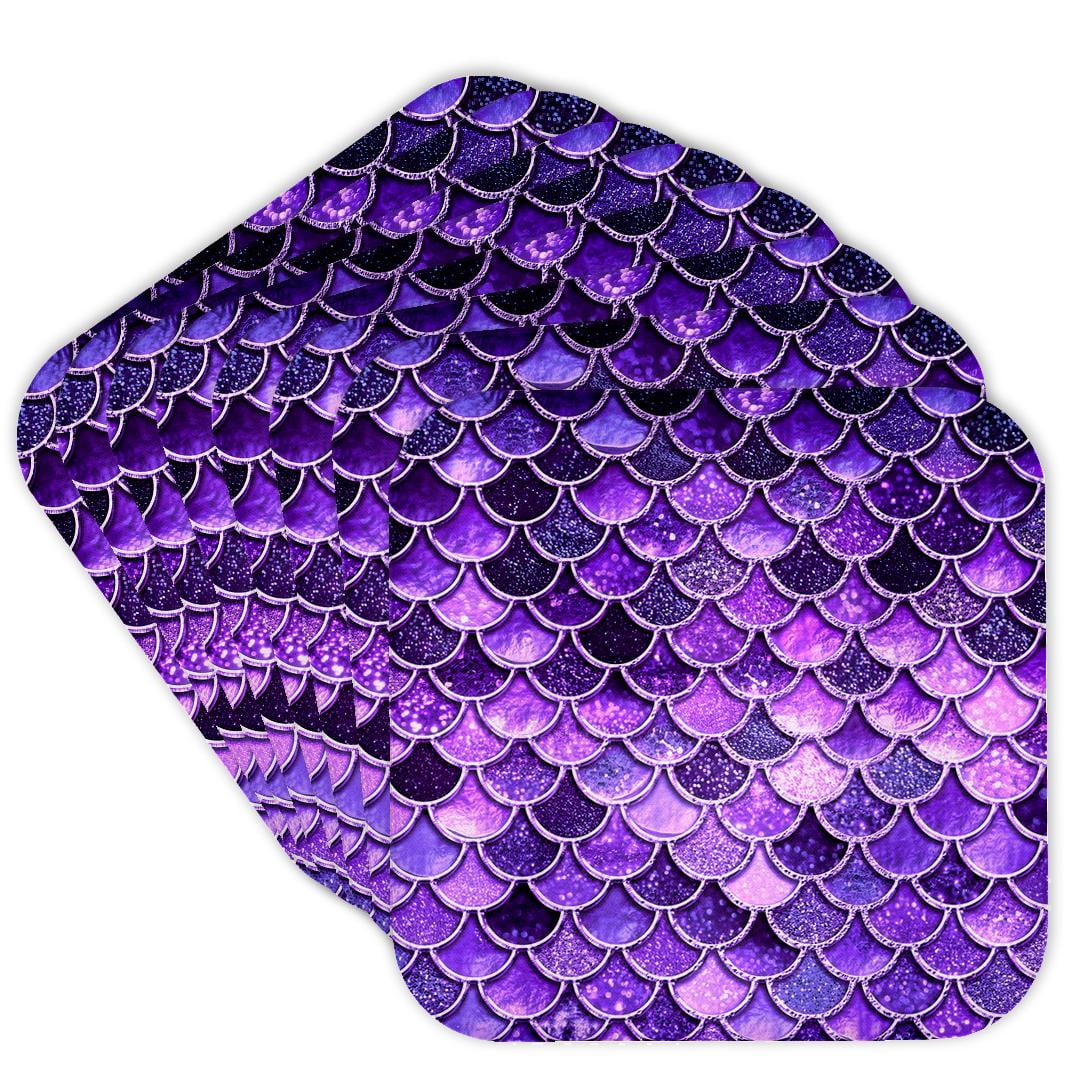 3drose, Image of Sparkling Ultra Violet Shiny Luxury Mermaid Scales ...