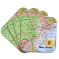 3drose, Image of Topgraphic Map of New Jersey State with New Jersey ...