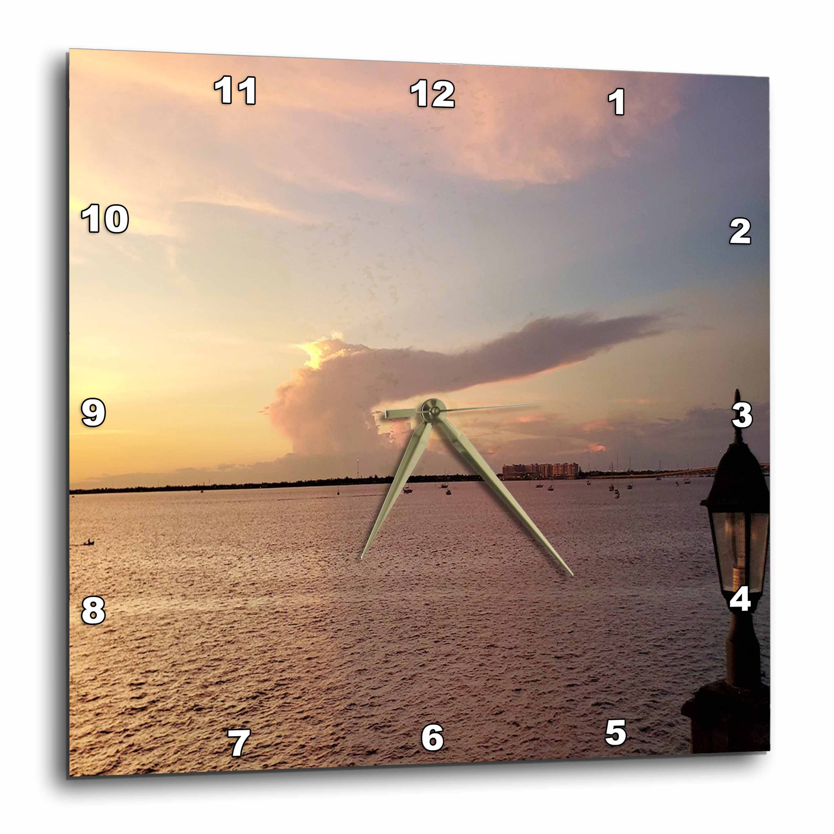 3drose, Image of Unusual Sunset Cloud Formation over Water, 10x10 Wall ...