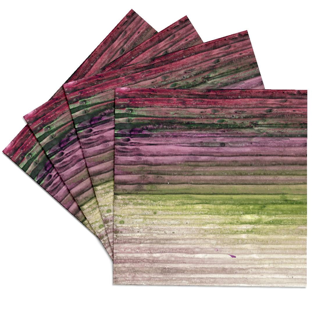 3drose, Image of Watercolor Purple and Green Image of Corrugated ...