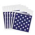 3drose, Image of White Stars, Blue Background. Patriotic 4th of July ...