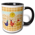 3drose, Image of Yellow Gingham with Lace, Yellow Daisy and Three ...