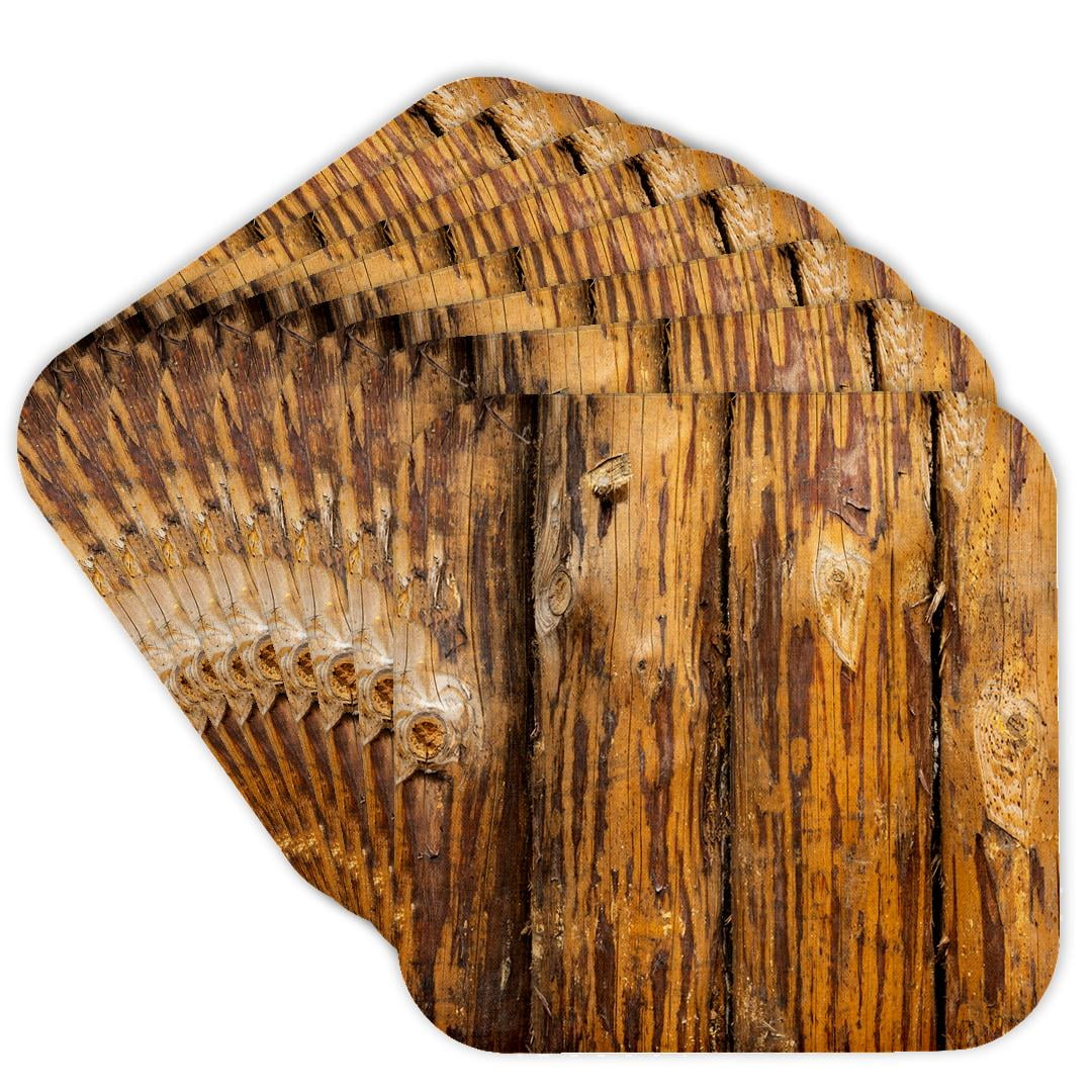 3drose, Image of a Four Grunge Timber Logs. Wooden Rampart or Hedge of ...