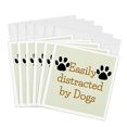 3drose, Image of a Paw with Text of Easily Distracted by Dogs, 6 ...