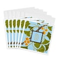 3drose, Initial D- American Arts and Crafts Style Ginkgo Monogram ...