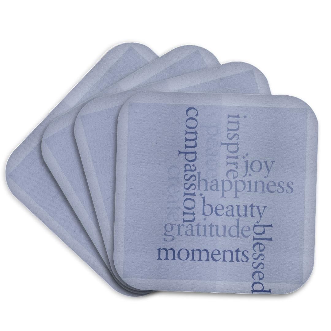 3drose, Inspire Happiness and Gratitude Blue- Inspirational Words ...