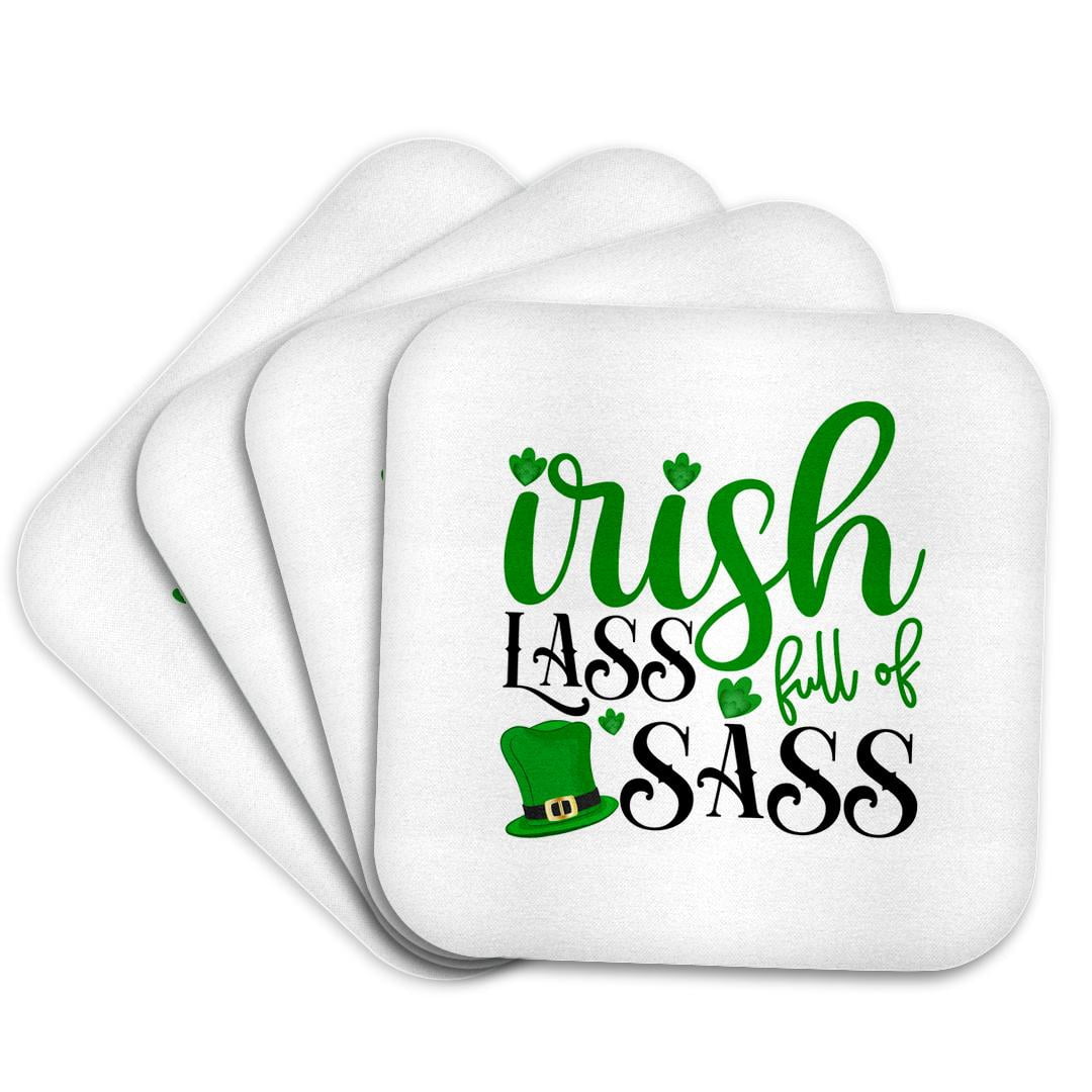 3drose, Irish Lass Full of Sass St. Patricks Day Funny Charm, Gift for ...