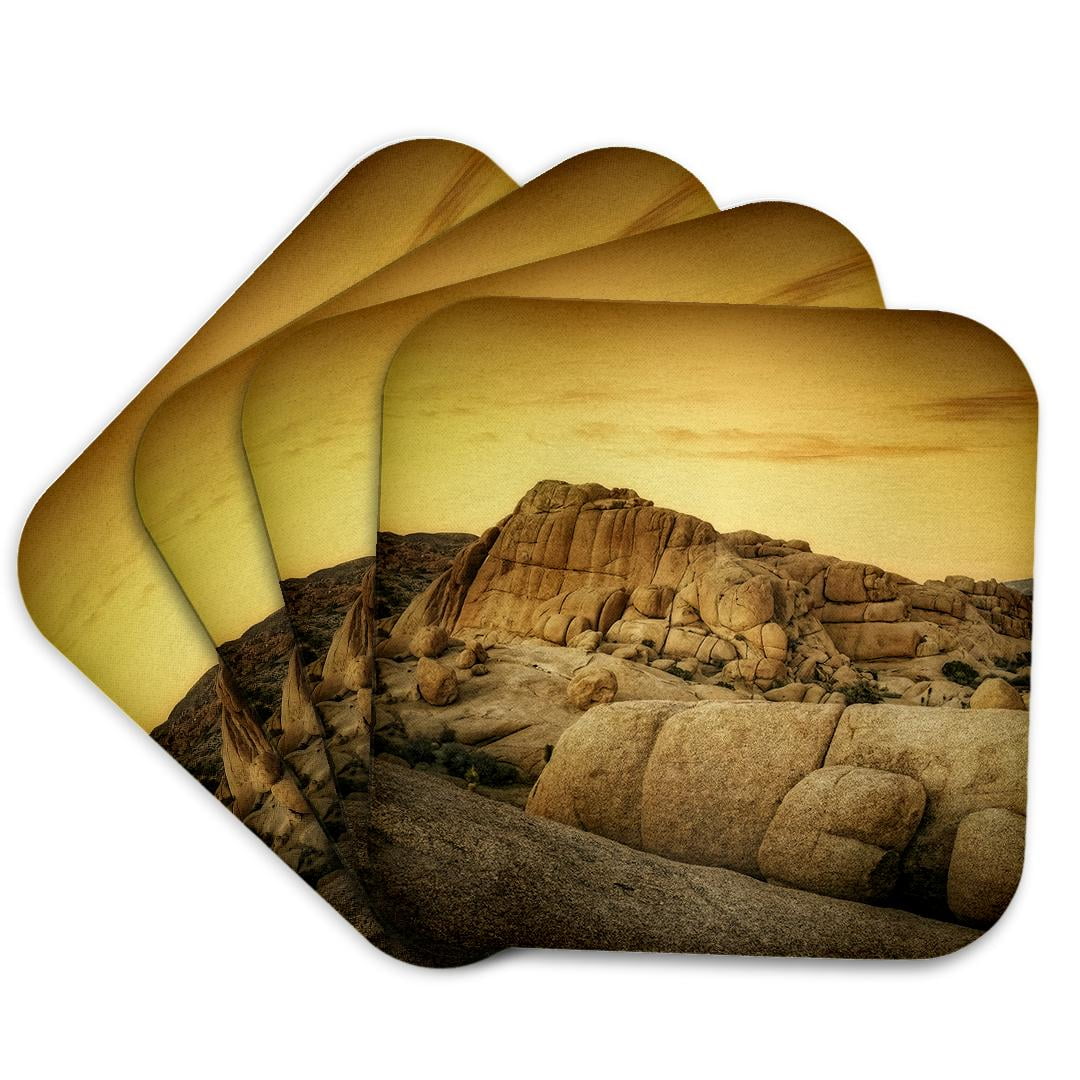 3drose, Jumbo Rocks in Joshua Tree National Park, Set of 4 Coasters ...