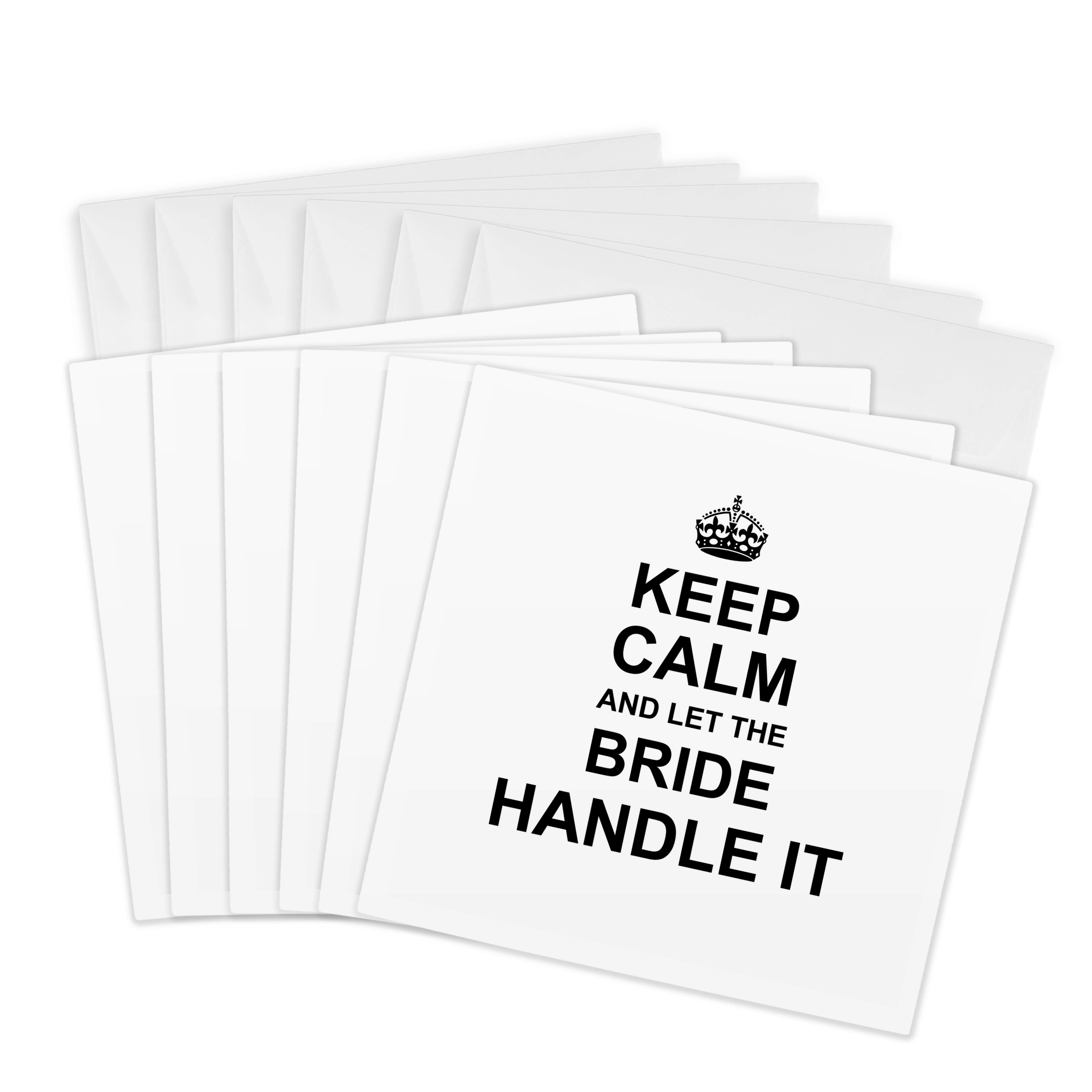 3drose, Keep Calm and Let the Bride Handle It - Fun Funny Wedding Day ...