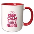 3drose, Keep Calm and Trust a Nurse Stylish Text and a Nurse Cap. Artsy ...