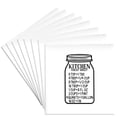 3drose, Kitchen Conversion Chart Canned in a Glass Jar. Useful Family ...