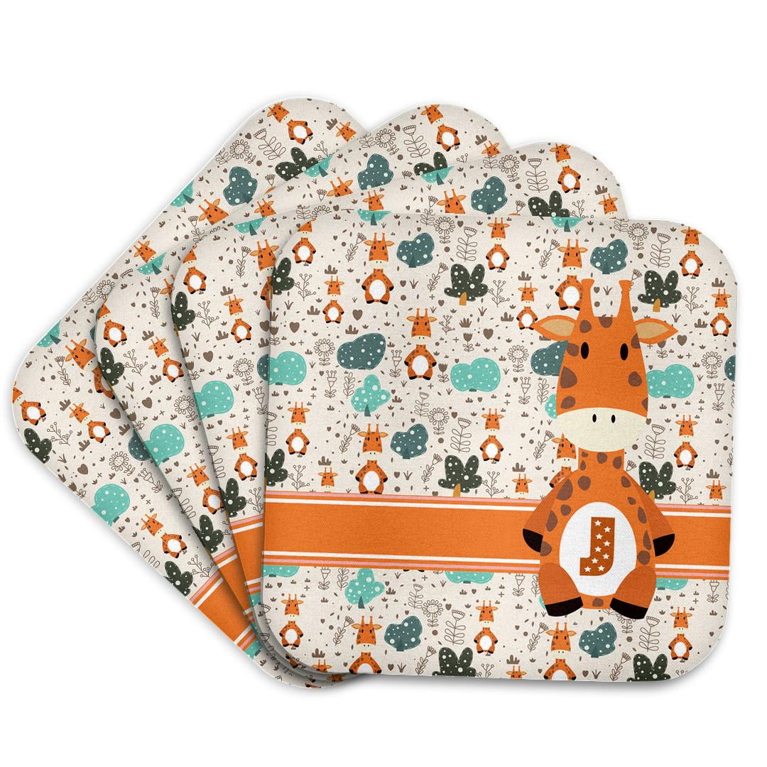 3drose, Letter J Personal Monogram Animal Pattern - Personalized ...