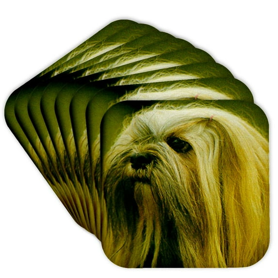 3drose, Lhasa Apsos, Set of 8 Coasters - Cork - Walmart.com
