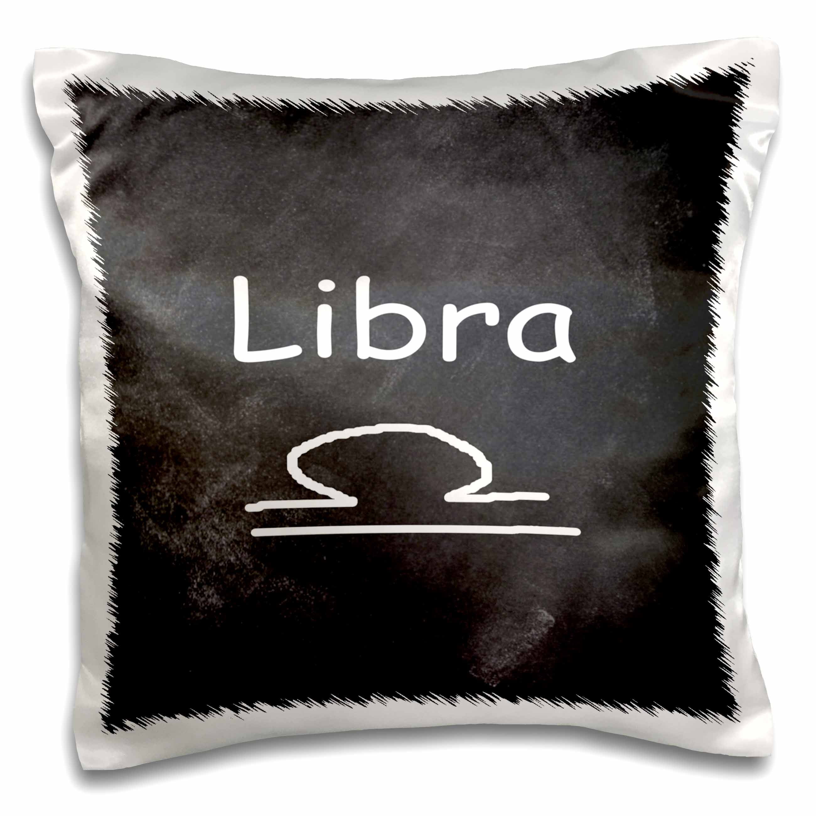 3drose, Libra Symbol Zodiac Sign Horoscope Chalkboard Design, 16x16 ...