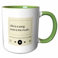 3drose, Life Is a Song Love Is the Music Typography - Music Player ...