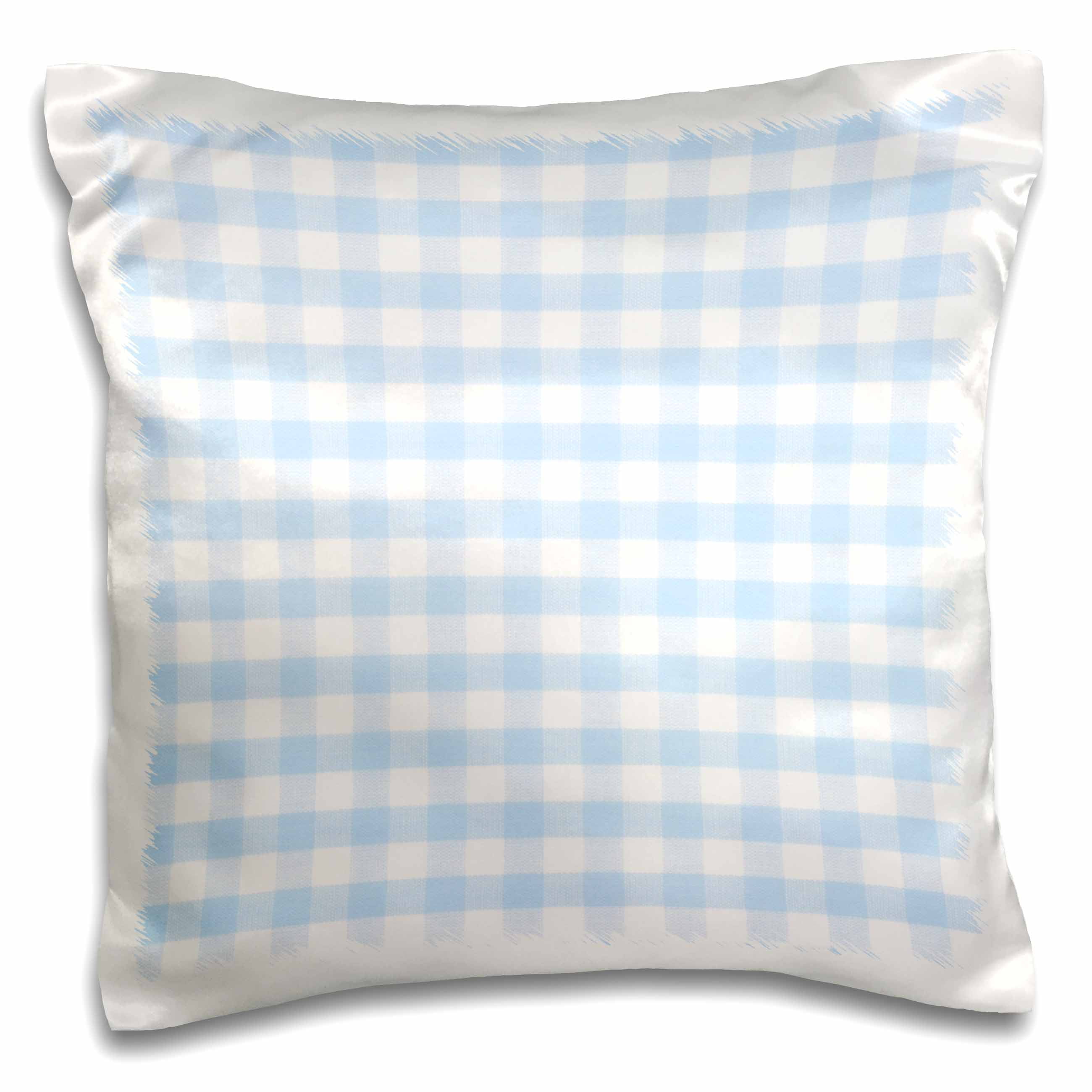 3drose, Light Blue and White Gingham Pattern - Pretty Country Rustic ...