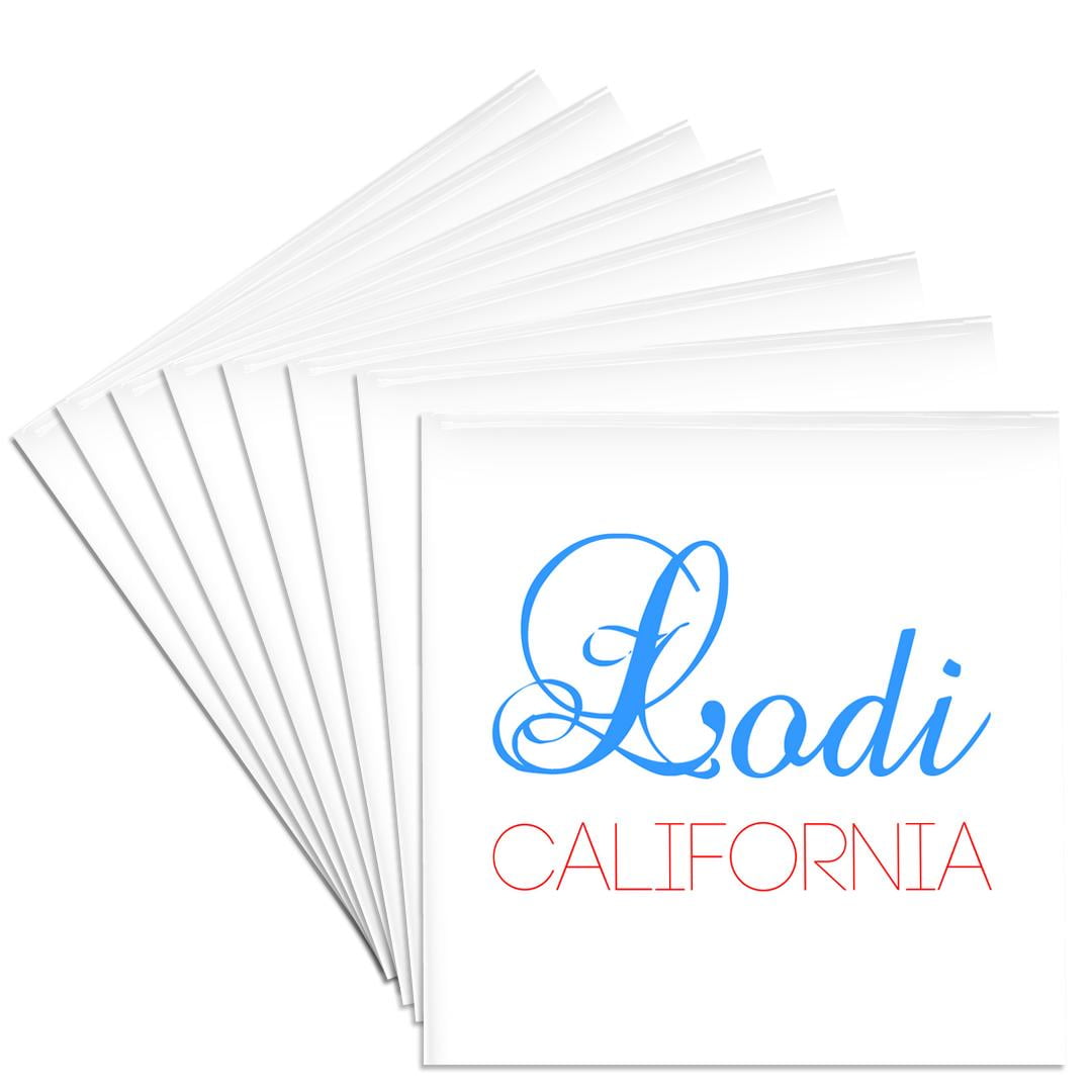3drose, Lodi, California, Red, Blue Text. Patriotic Home Town Design ...