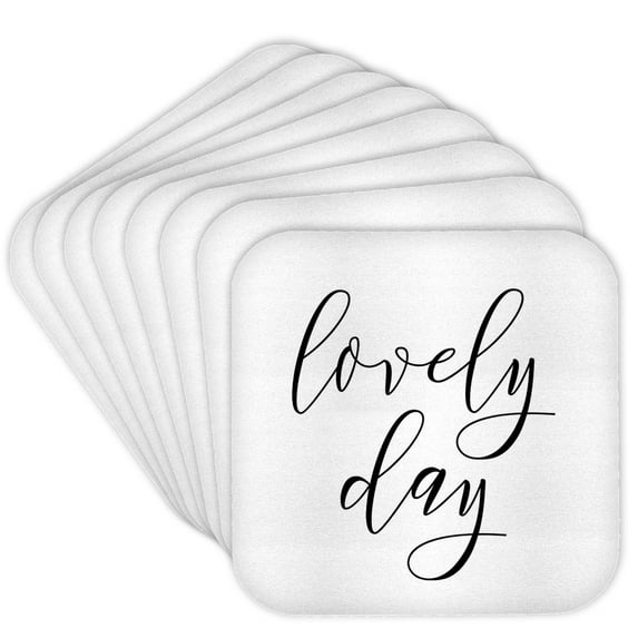 3drose, Lovely Day. Written in Cursive Black Lettering on White ...