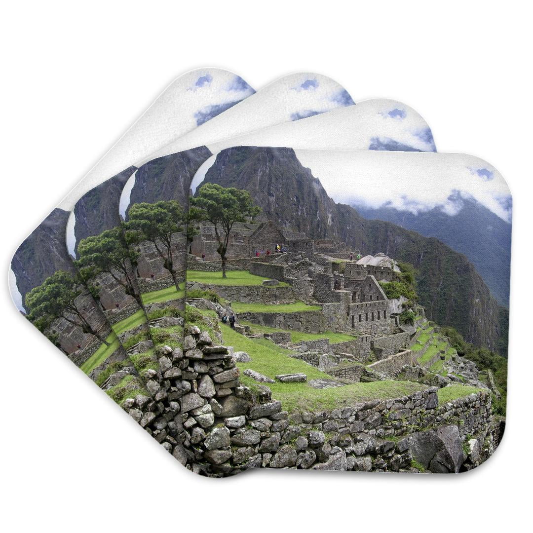 3drose, Machu Picchu in Peru Travel Photography, Set of 4 Coasters ...