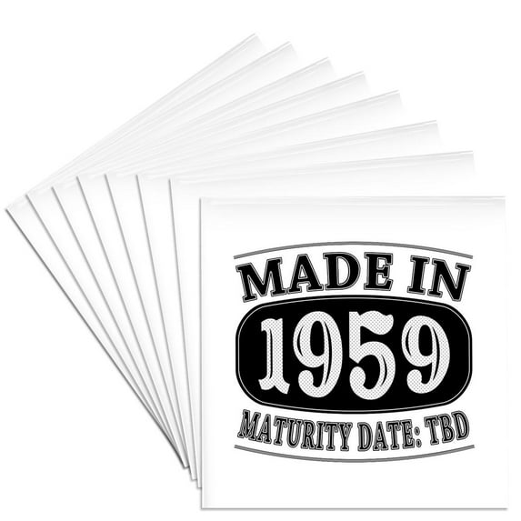 3drose, Made in 1959 - Maturity Date Tdb, Set of 8 Ceramic Tile ...