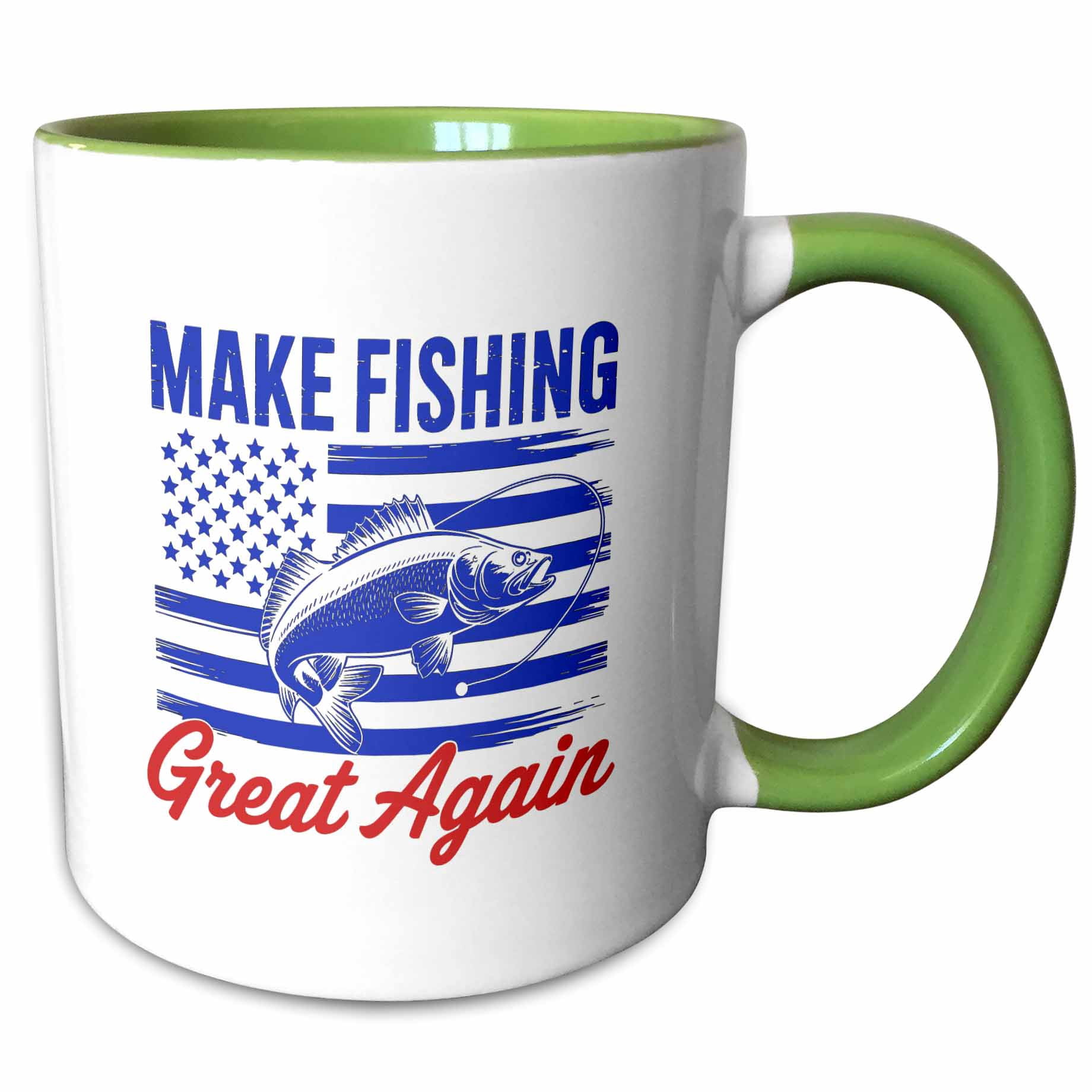3drose, Make Fishing Great Again. a Fish, the American Flag. Patriotic ...