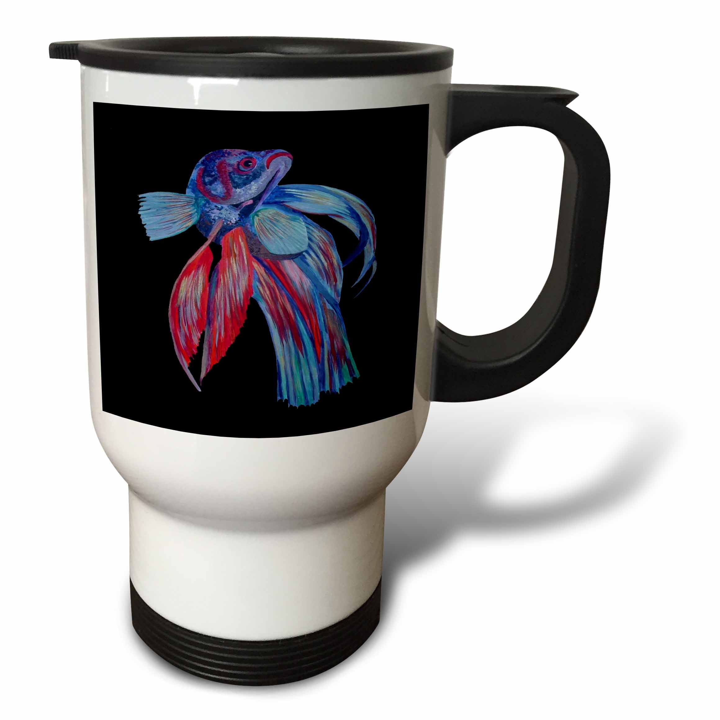 3drose, Male Siamese Fighting Fish Betta Splendens Isolated on Black ...